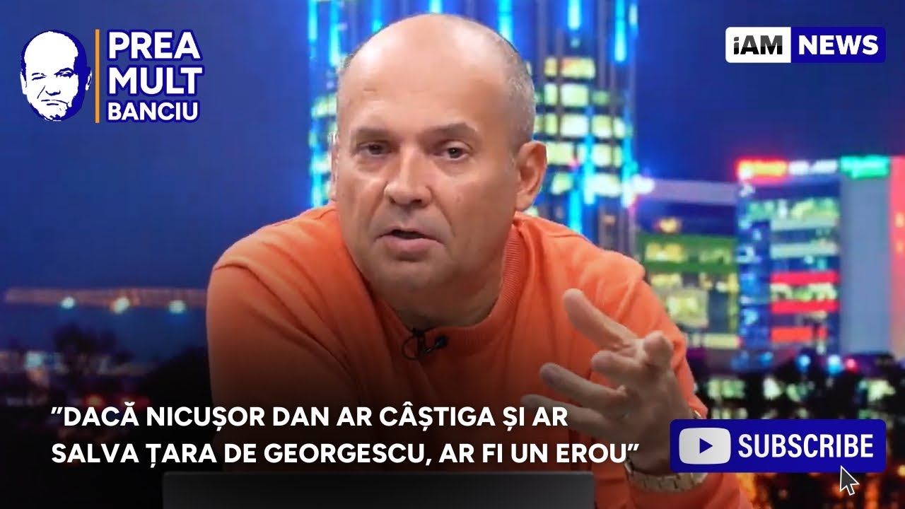 Prea Mult Banciu - 29 ianuarie |Banciu: ”Dacă Nicușor Dan ar salva țara ...