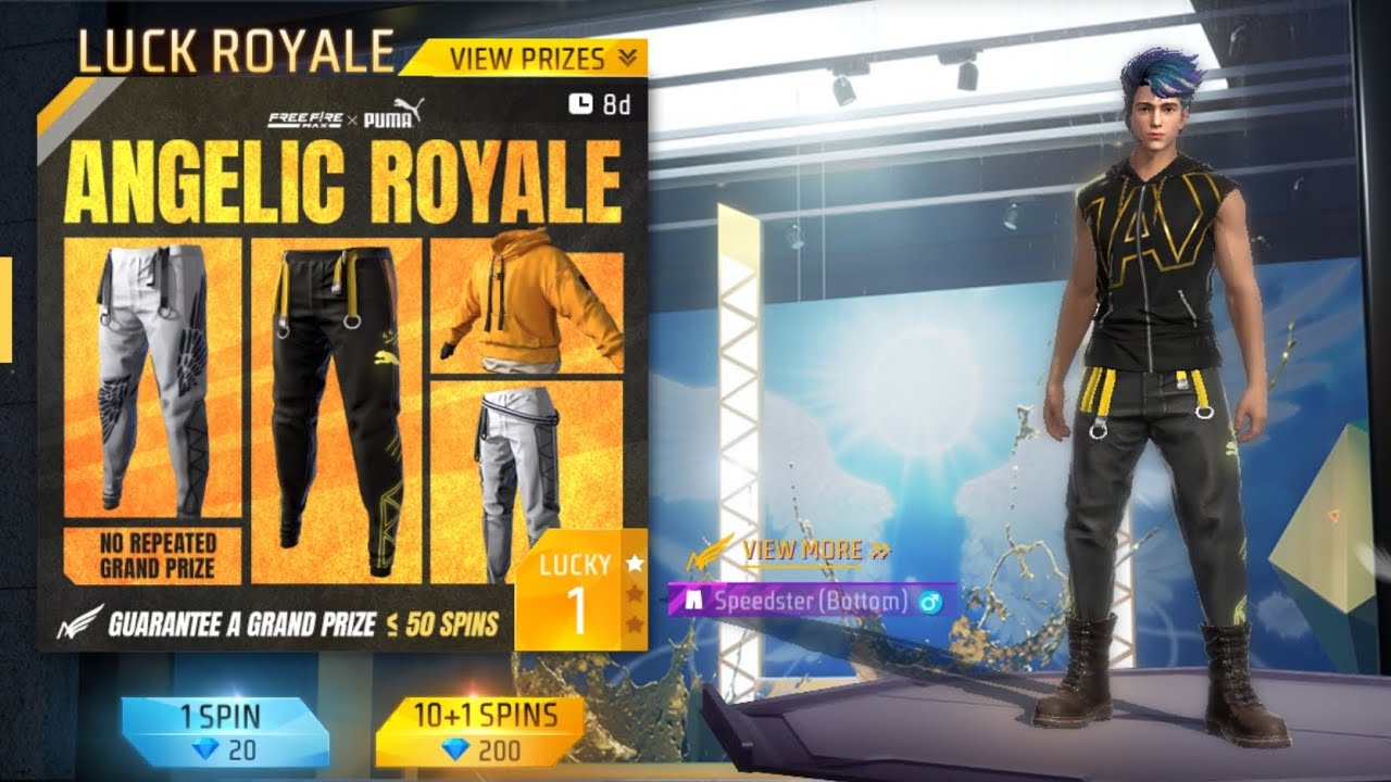 FF Angelic Royal | FF X PUMA | FF new event 🔥🔥😈😈 - YouTube