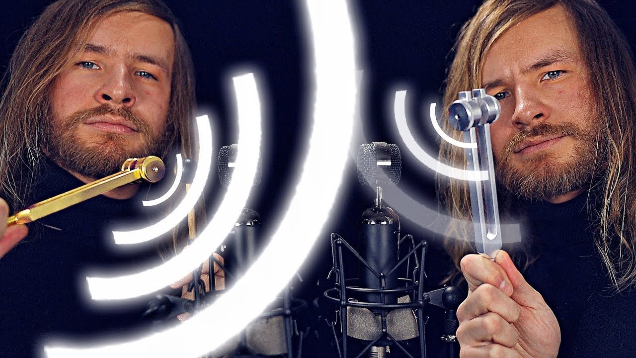 Twin Tuning Fork DEEP Ear Vibrations [ASMR] - YouTube