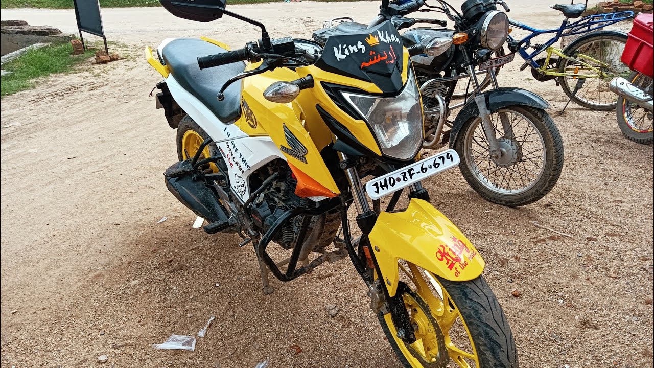 honda cb hornet bike full body stickering modification - YouTube