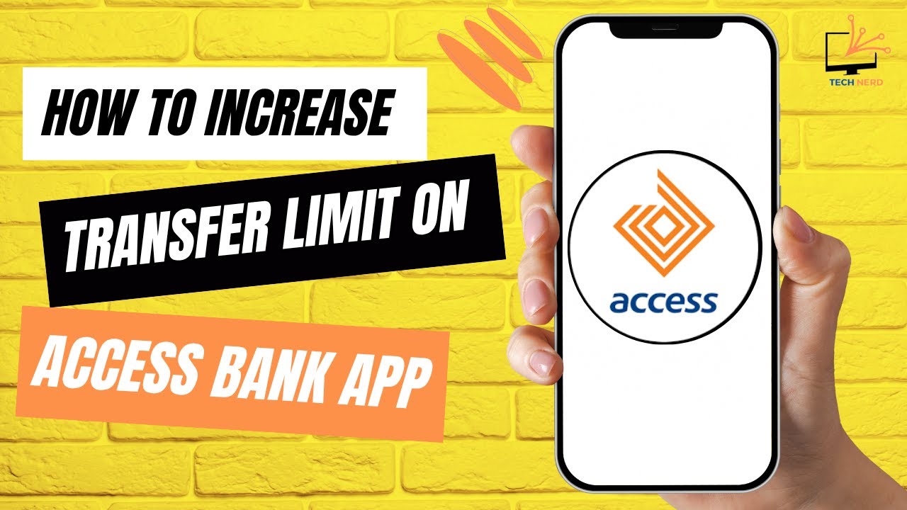How to Increase Transfer Limit on Access Bank App - YouTube