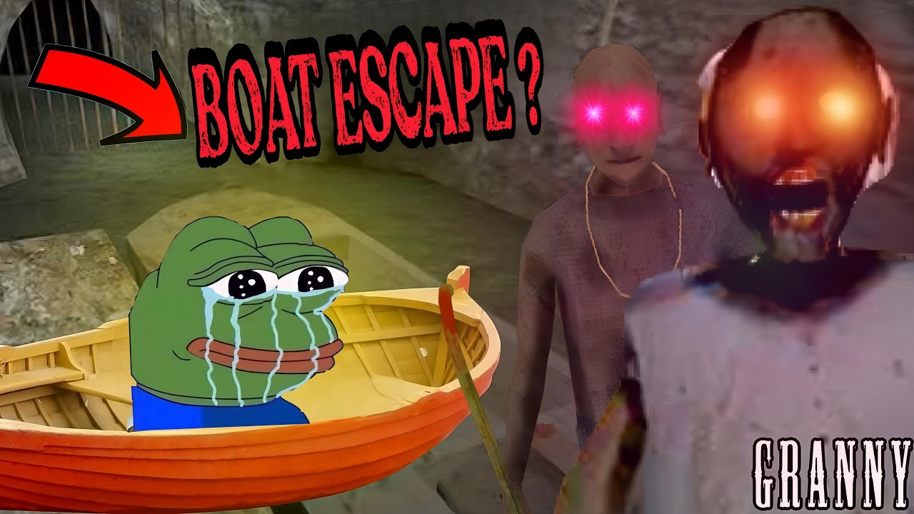 FINALLY BOAT ESCAPE 🔥| GRANNY CHAPTER 2 BOAT ESCAPE #1 - YouTube