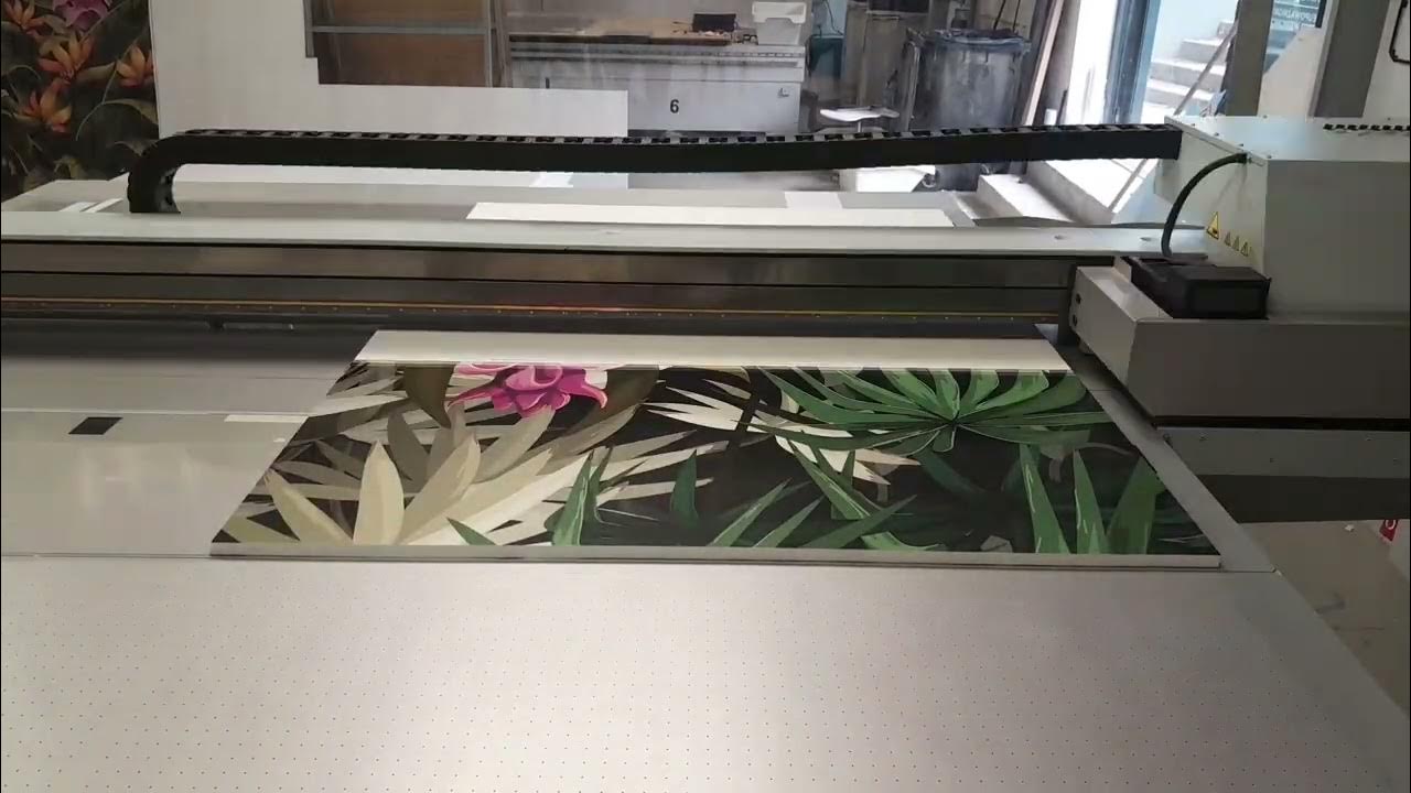 Druk UV Kraków | Druk UV na płytach meblowych | Canon Arizona - YouTube