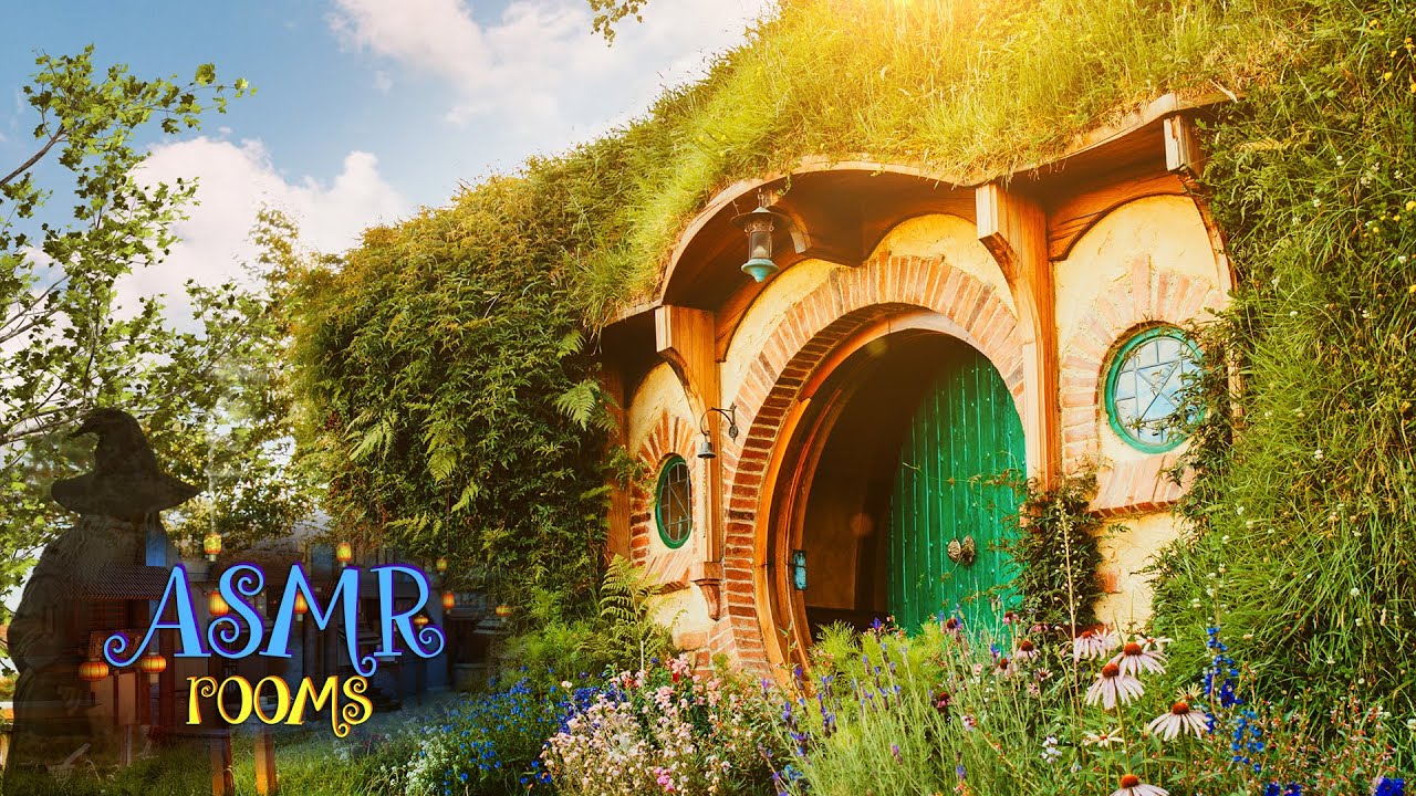 LOTR Inspired Ambience + Music | The Shire - Sunset at Hobbiton | Bag ...