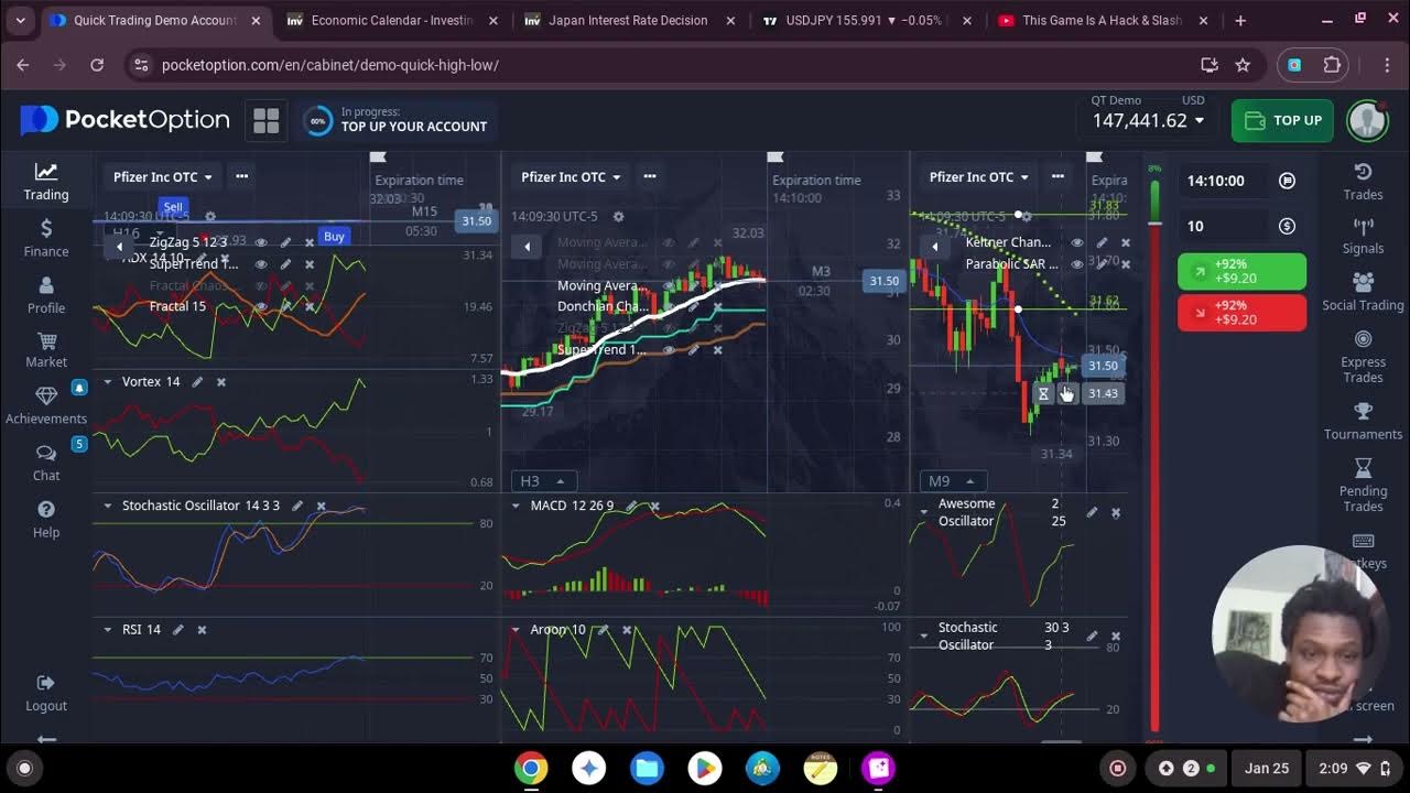 Pocket Option Binary Option Demo Account Trading Like Comment Subscribe P.1 - YouTube