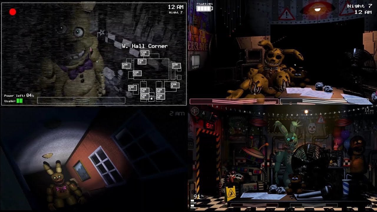 Evolution of Spring Bonnie in FNaF Mods! (FNaF Mods) - YouTube