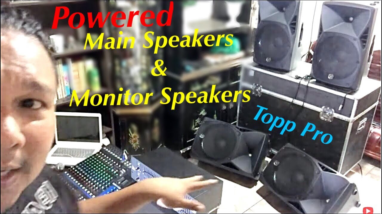 Topp pro x15a as main and monitor speakers with EQ by SDSS vlog - YouTube