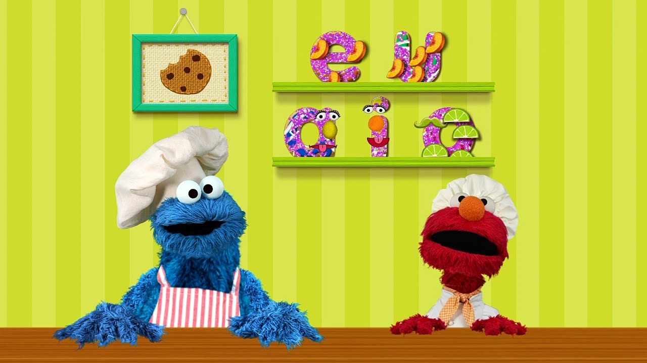 Sesame Street : Alphabet Kitchen Of Cookie Monster and Elmo || Gameplay ...