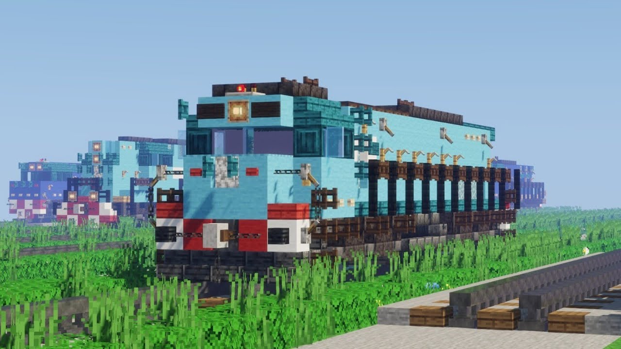 minecraft tutorial como hacer la g22 de trenes argentinos (mi modelo ...