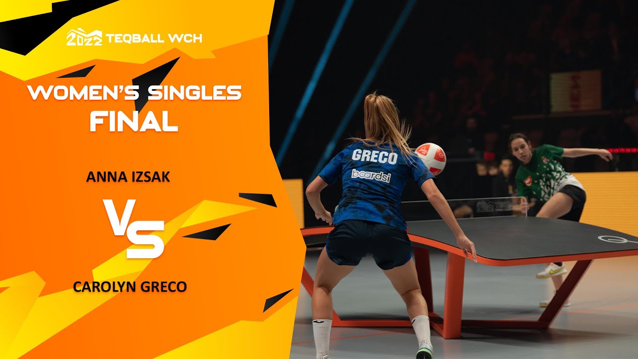 USA vs Hungary - Women's Singles, Final - Teqball World Championships ...