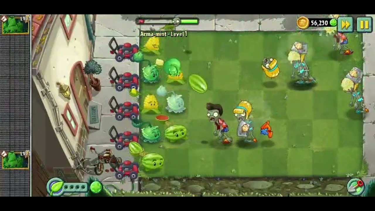 Plants vs Zombies 2 - Arma-Mint Event Level 1 - YouTube