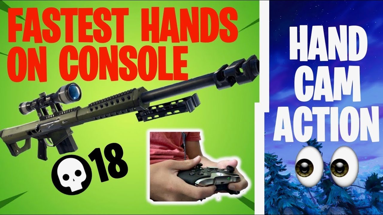 CONSOLE HAND CAM | 18 KILLS | FORTNITE - YouTube