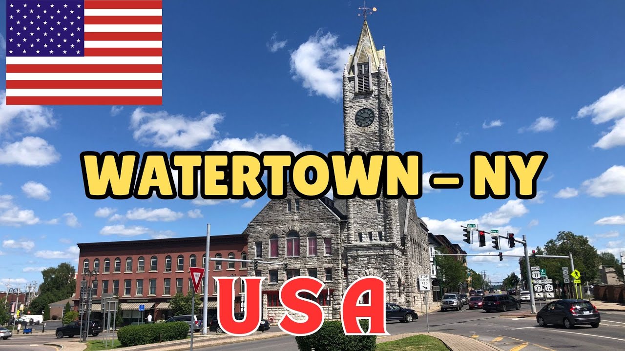 Watertown New York USA 4K Dash Cam Video | Watertown, New York - USA ...