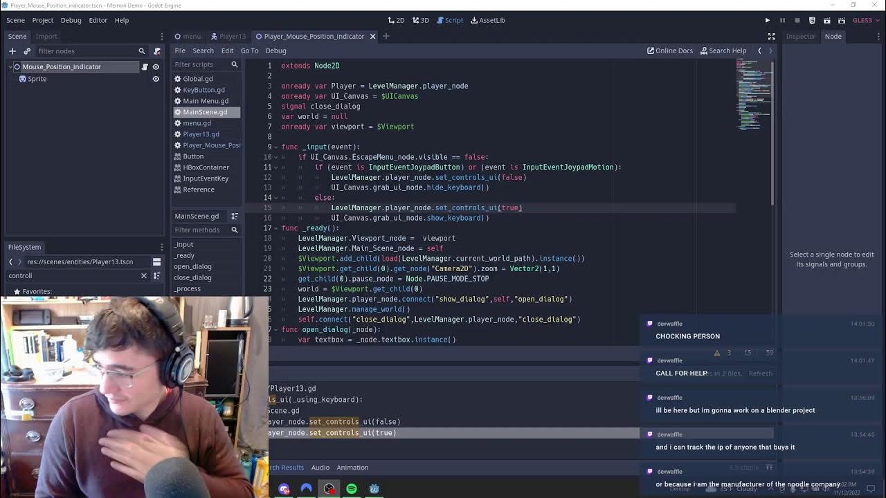 Godot and Lofi game dev - Keybindings??? - YouTube