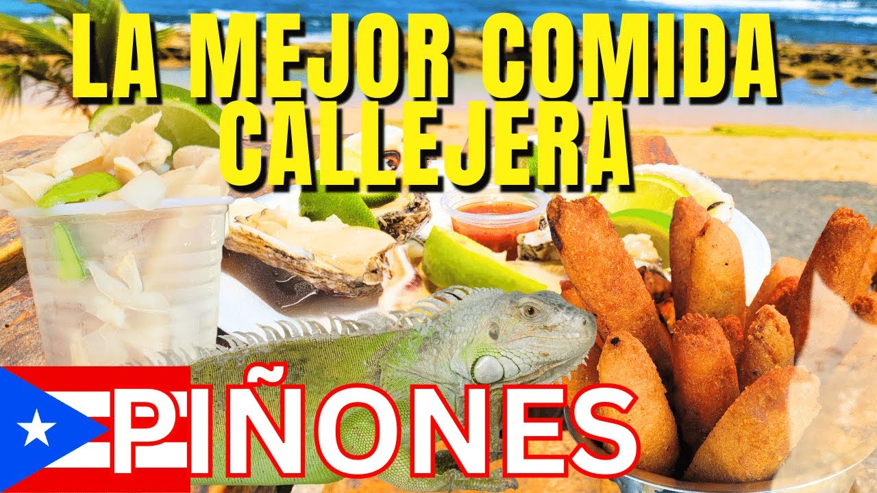 Chinchorreo en Piñones - LA MEJOR COMIDA CALLEJERA DE PUERTO RICO - YouTube