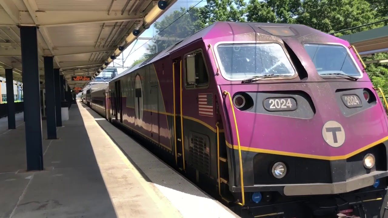 MBTA Commuter Rail and Amtrak action at Route 128, MA 7/10/19 - YouTube