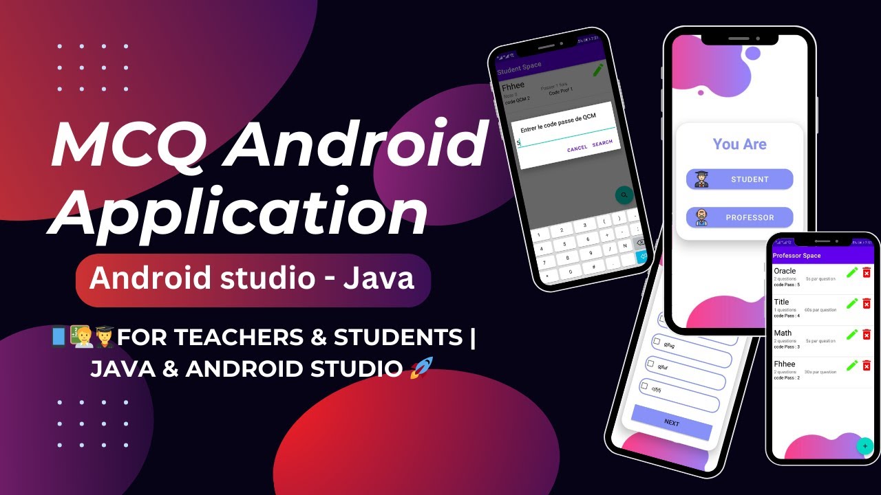 📱🧑‍🏫🧑‍🎓 Comprehensive MCQ Management App: For Teachers & Students ...