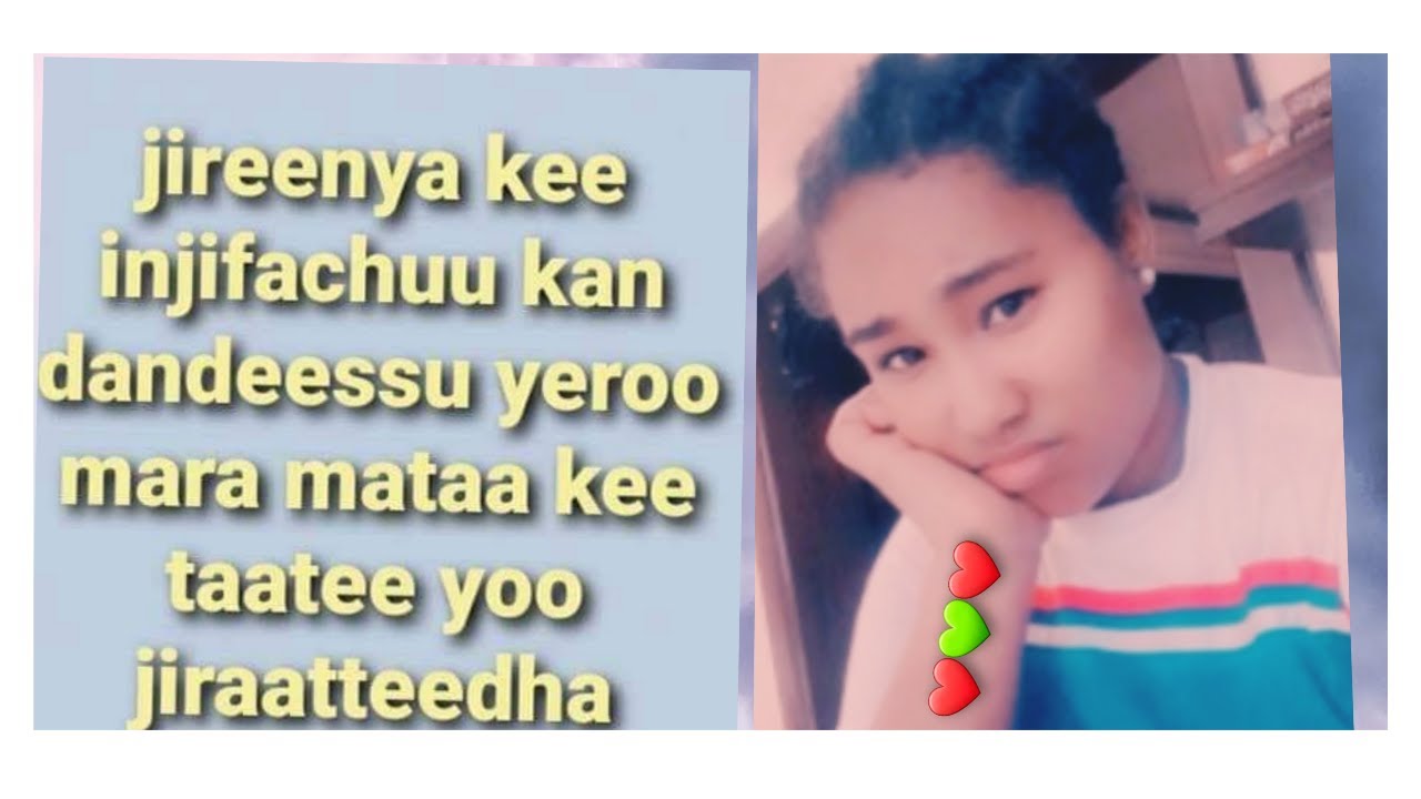 Jirenya kee injifachuu kan dandeessu yero mara mata kee taatee yoo ...