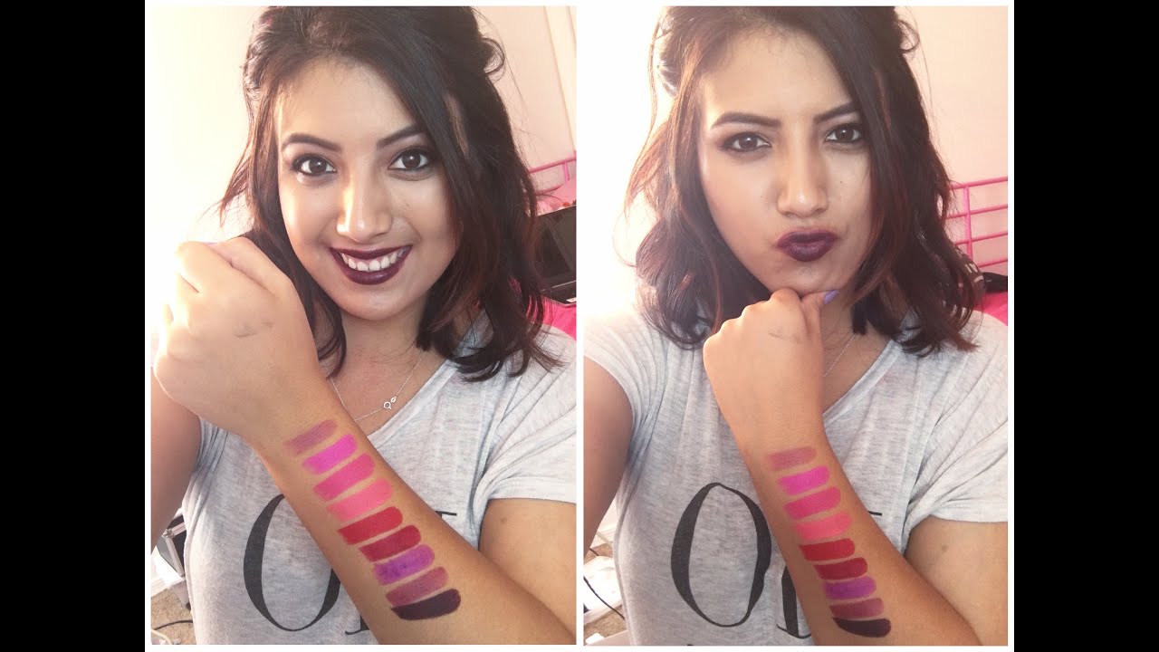 BH Cosmetics Color Lock Lipsticks Review PLUS Lip Swatches - YouTube