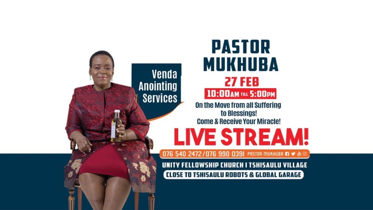 You are watching Venda Anointing Service live stream with Pastor ...