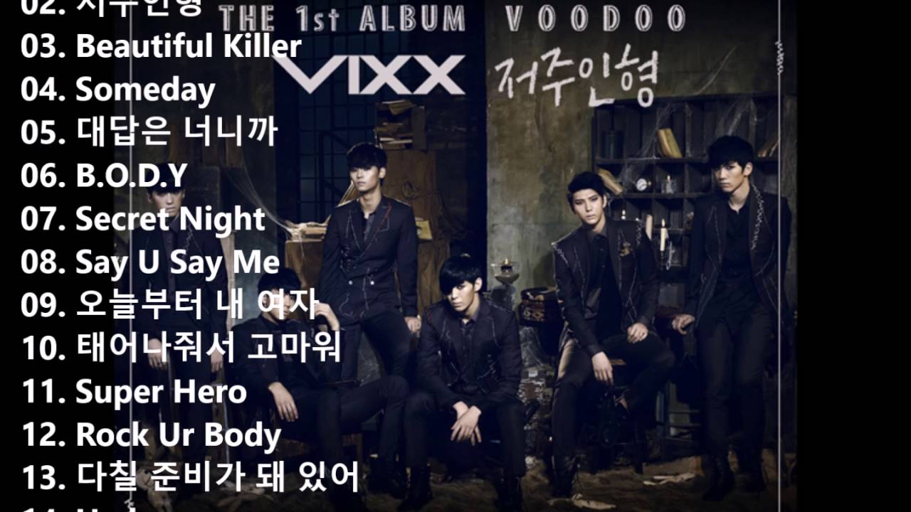 VIXX 1st Album VOODOO CD Full - YouTube