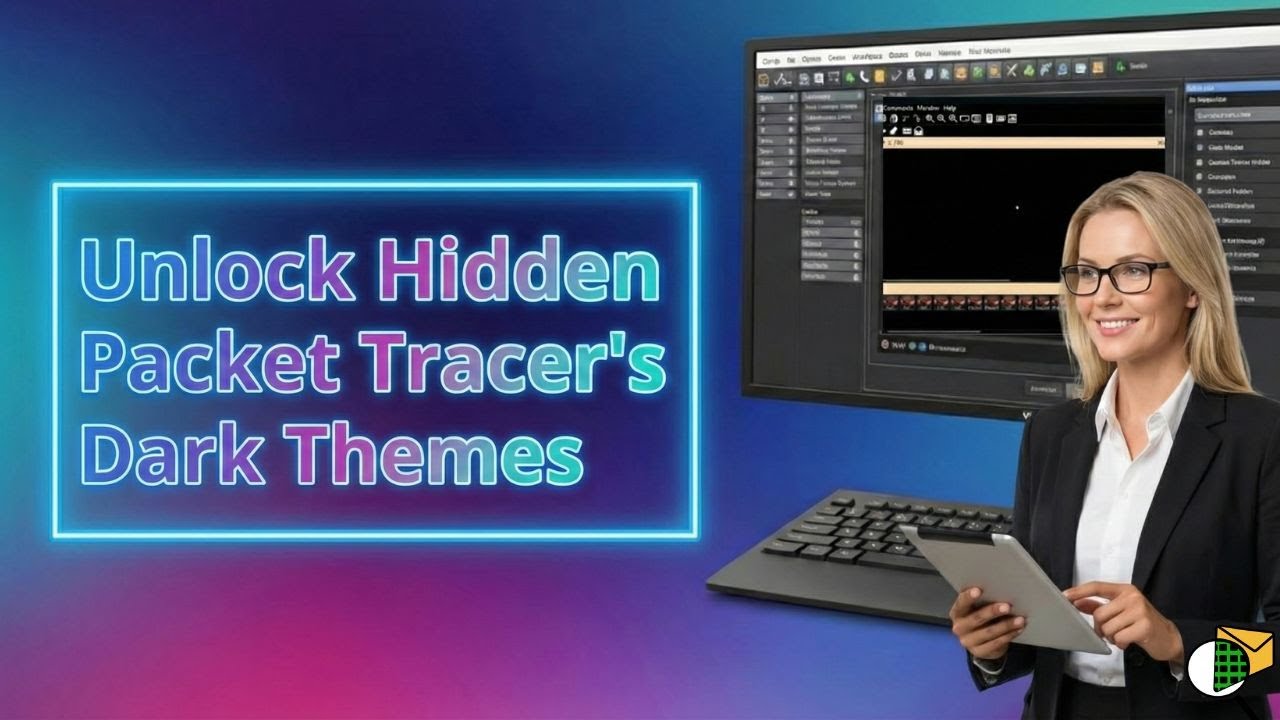 How to Unlock Hidden Dark Themes in Cisco Packet Tracer | Enable Dark ...