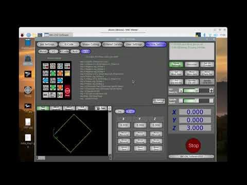 Raspberry Pi CNC:SBC-CNC Software, Z Probe Functionality Added - YouTube