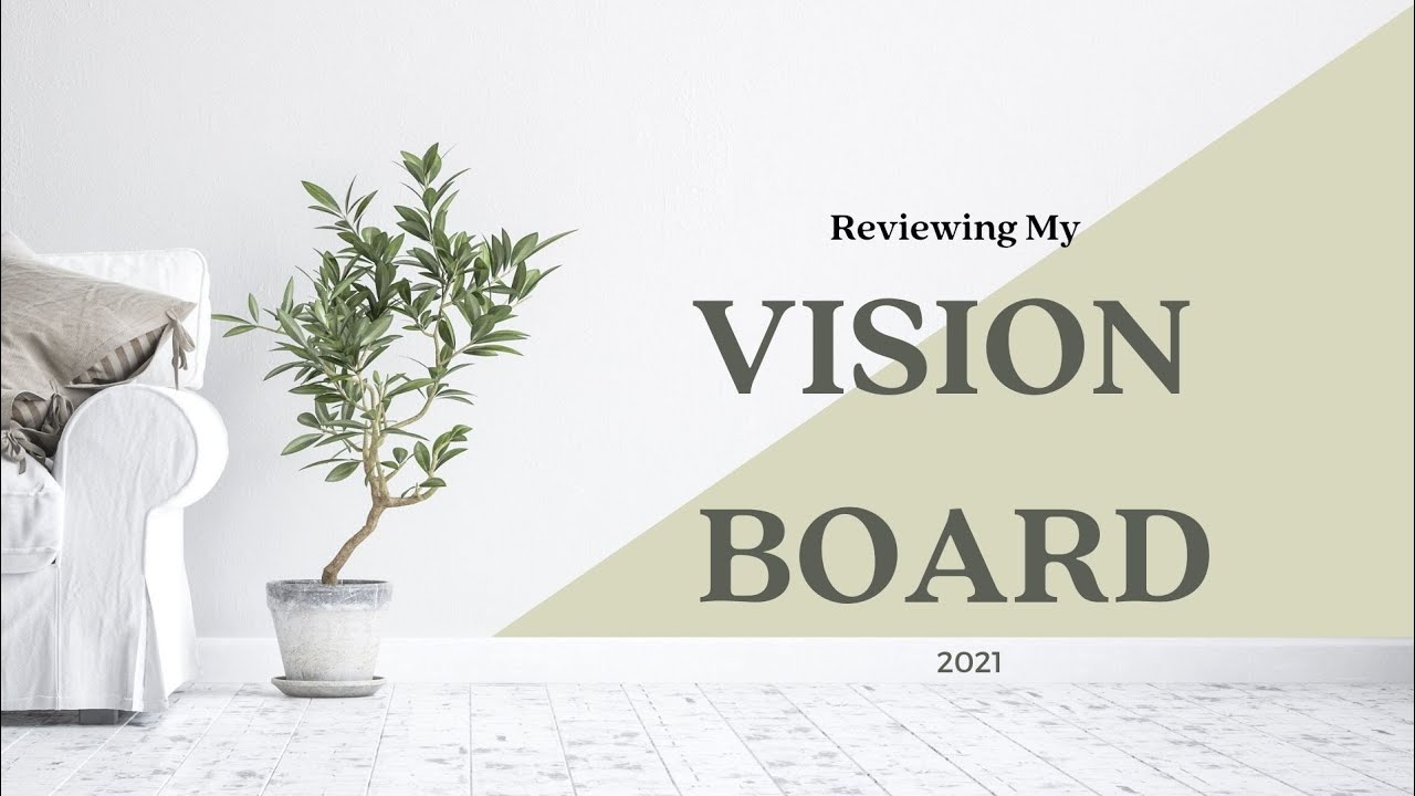 My VISION BOARD Review 2021| How to Make a Vision Board - YouTube