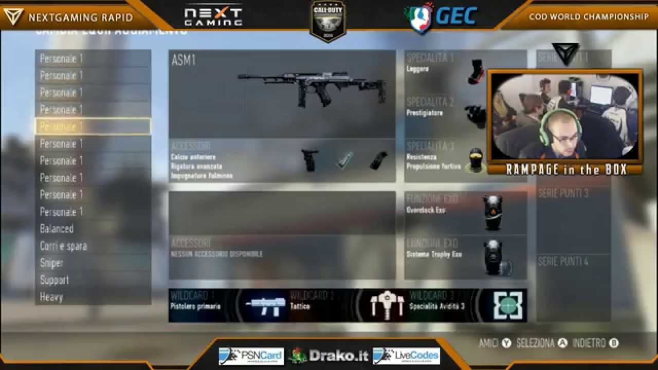 GEC.tv - COD:AW - NXG Major Gaming League Italian qualifier Finals - 2 ...