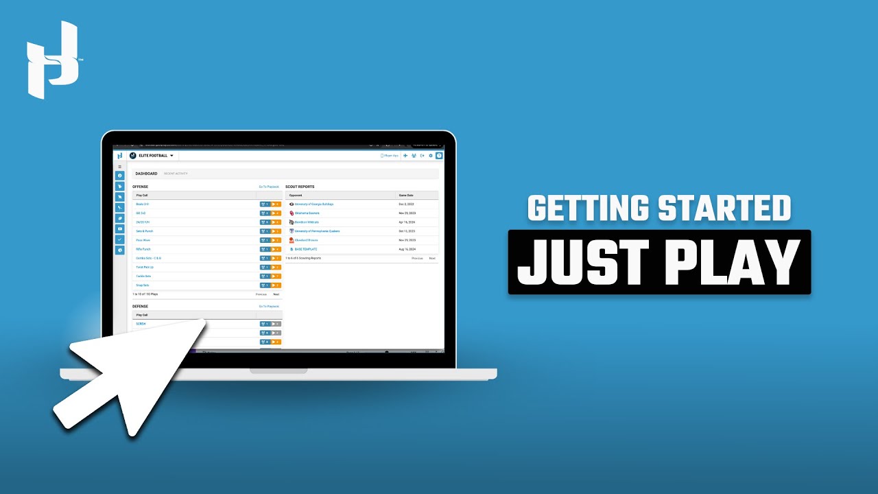 Getting Started with Just Play Football - YouTube