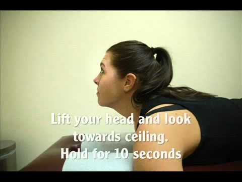 Car Accident Neck Exercises Orange County CA Neck Extensions - YouTube
