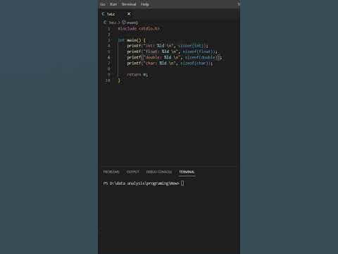 Data Type in C language #shorts #shortvideo - YouTube