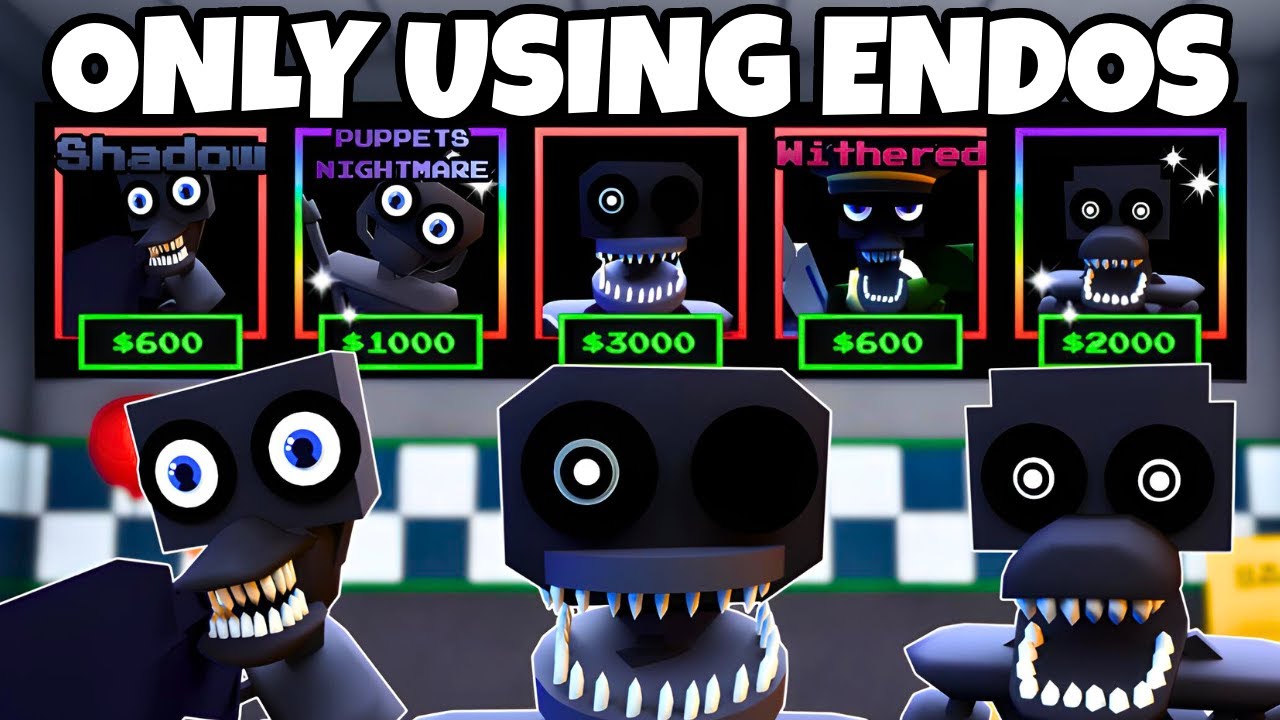 I ONLY Used ENDO Units in Roblox Five Nights TD (FNTD) - YouTube