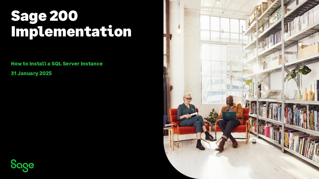 Sage 200 UK - Implementation - How to Install a SQL Server Instance ...