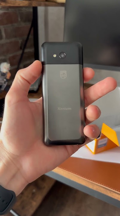 Мобильный телефон Philips E590 Xenium Black Global - YouTube