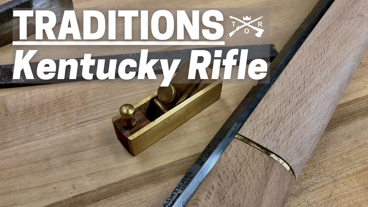 UPPER AND LOWER STOCKS | TRADITIONS FLINTLOCK KENTUCKY RIFLE KIT BUILD ...