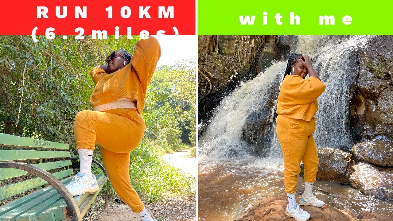 a BIG girl running 10KM - YouTube