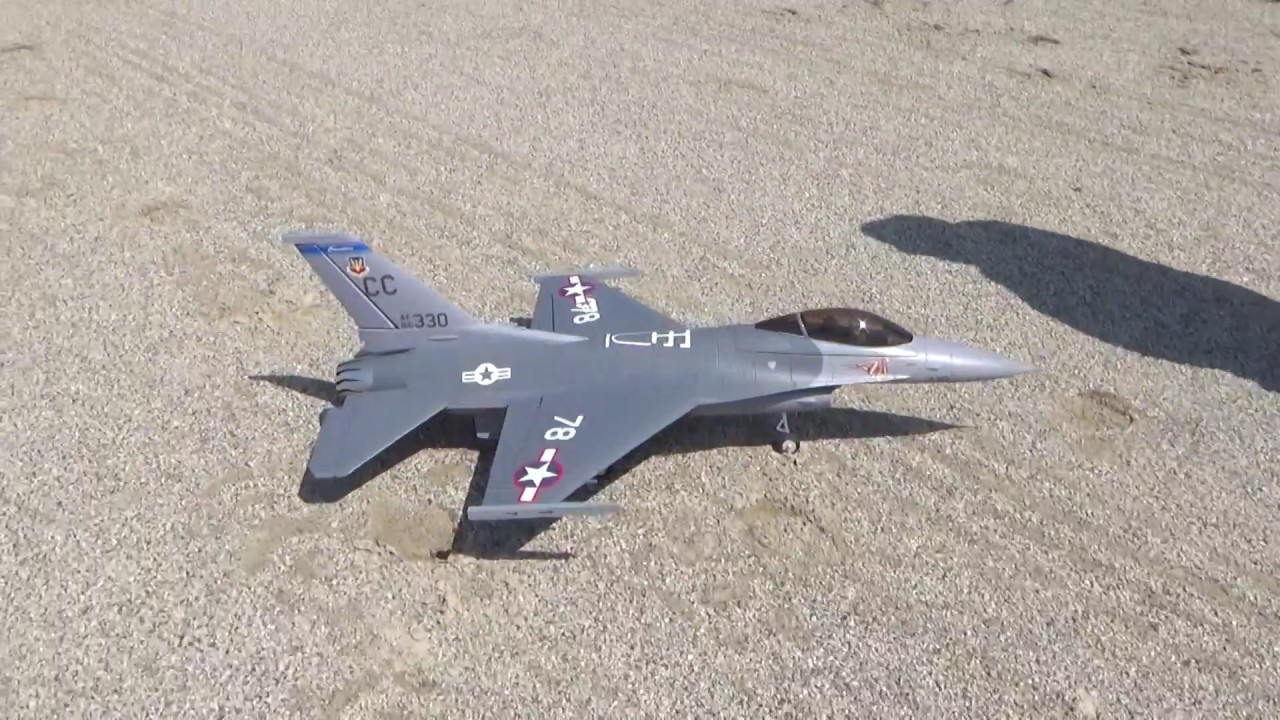 Freewing F-16 V2 6S-Pro 70mm EDF Jet - PNP Maiden flight - YouTube
