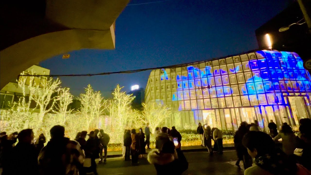 디올 성수 야외정원 라이트닝 | Dior Seongsu Outdoor Garden Lighting - YouTube