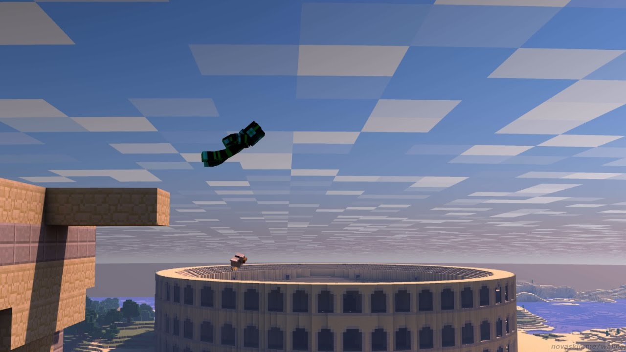 Minecraft Custom Map - Tallcraft Dropper - Falling Forever (1) - YouTube