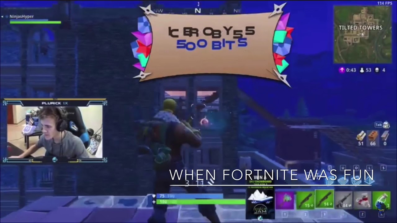 When Fortnite was fun vs now - YouTube