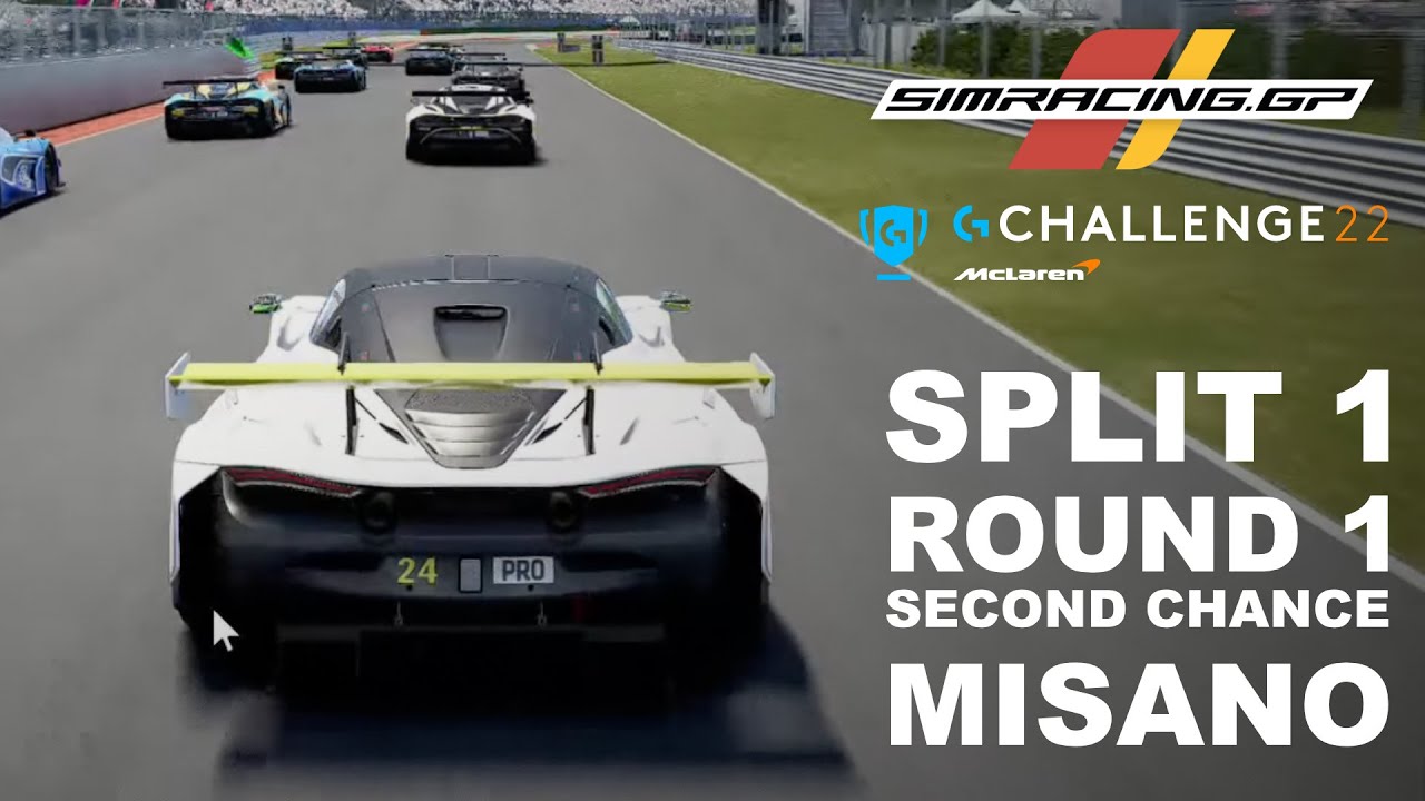 ACC | Logitech GCHALLENGE | Round 1 | Second chance race - YouTube