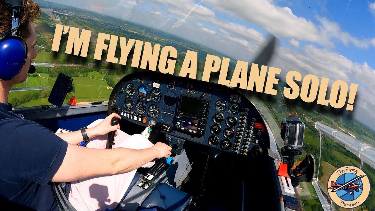 My First Solo Flight - Flying a Plane ON MY OWN for the First Time ...