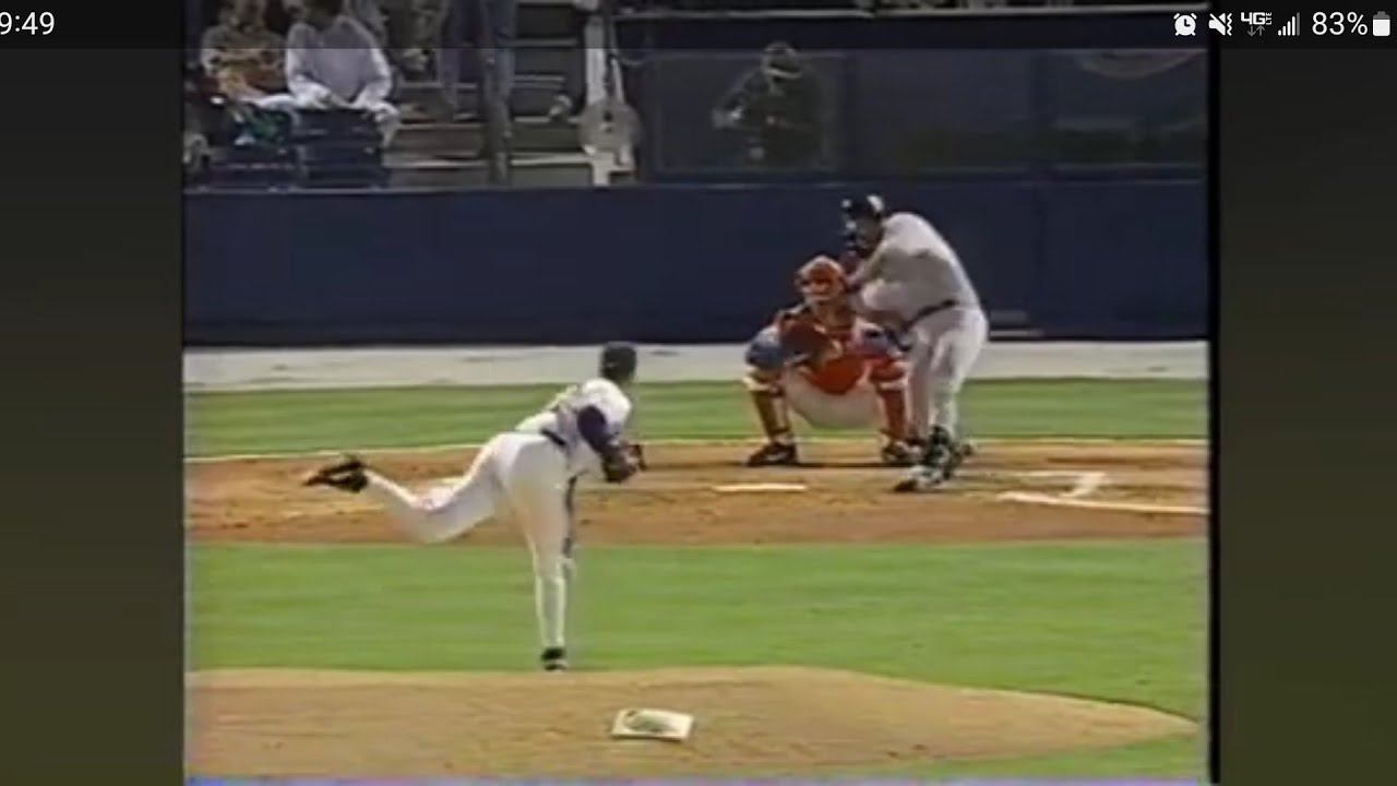 Russ Johnson 1st MLB Hit (4-8-97) - YouTube