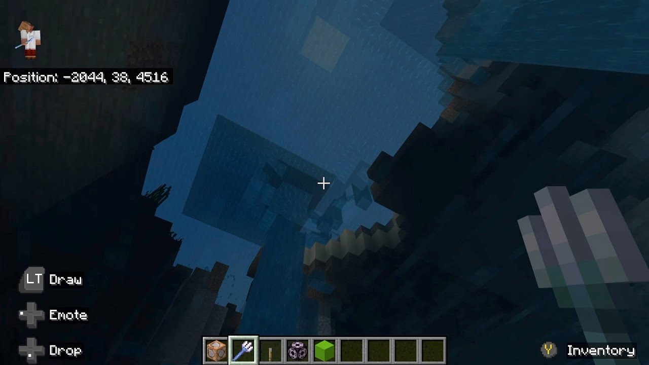 Underwater air bubble in Minecraft bedrock edition using commands ...
