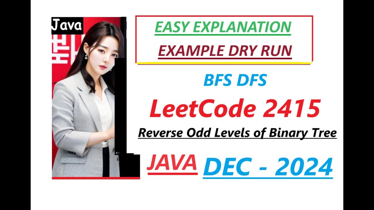 Reverse Odd Levels of Binary Tree | Leetcode 2415 | BFS | DFS | Java ... Reverse Odd Levels of Binary Tree | Leetcode 2415 | BFS | DFS | Java ...