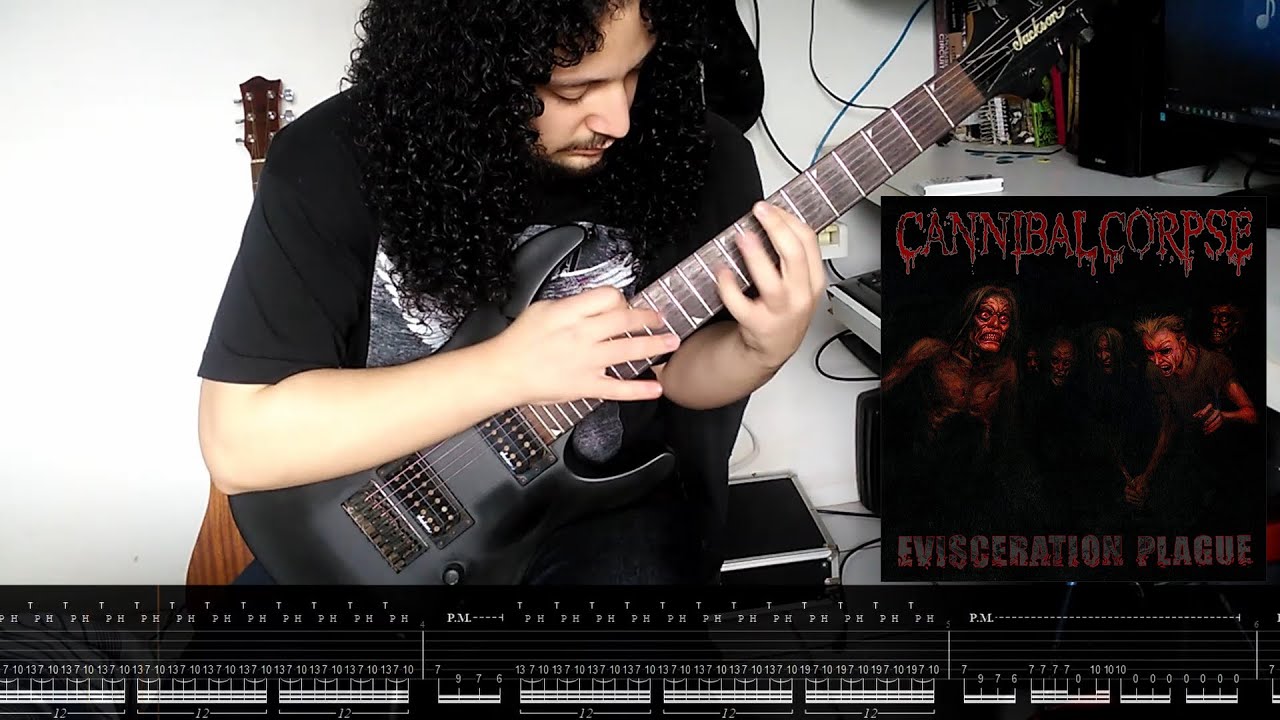 Cannibal Corpse - Evisceration Plague (Guitar cover + TABS) - YouTube