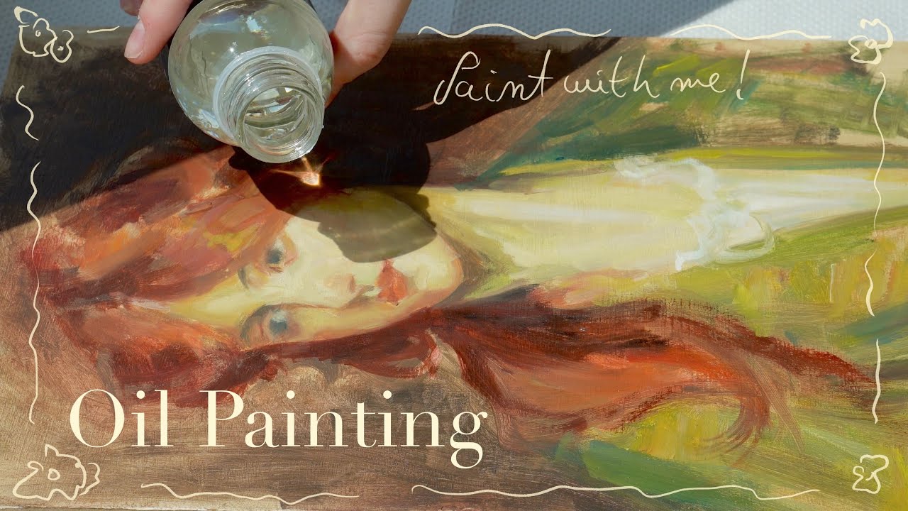 Painting a Portrait with Oils , Real time painting , Paint with me ...