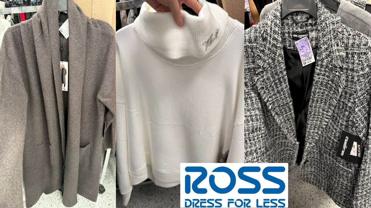 ROSS NEW WOMEN'S CLOTHES / DESIGNER SWEATERS & JACKETS FINDS - YouTube