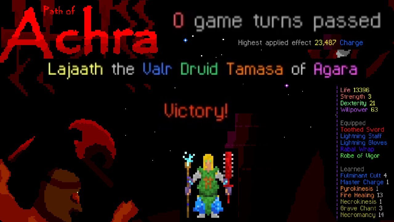 Path of Achra: Tamasa 0 Game Turn Guide - YouTube
